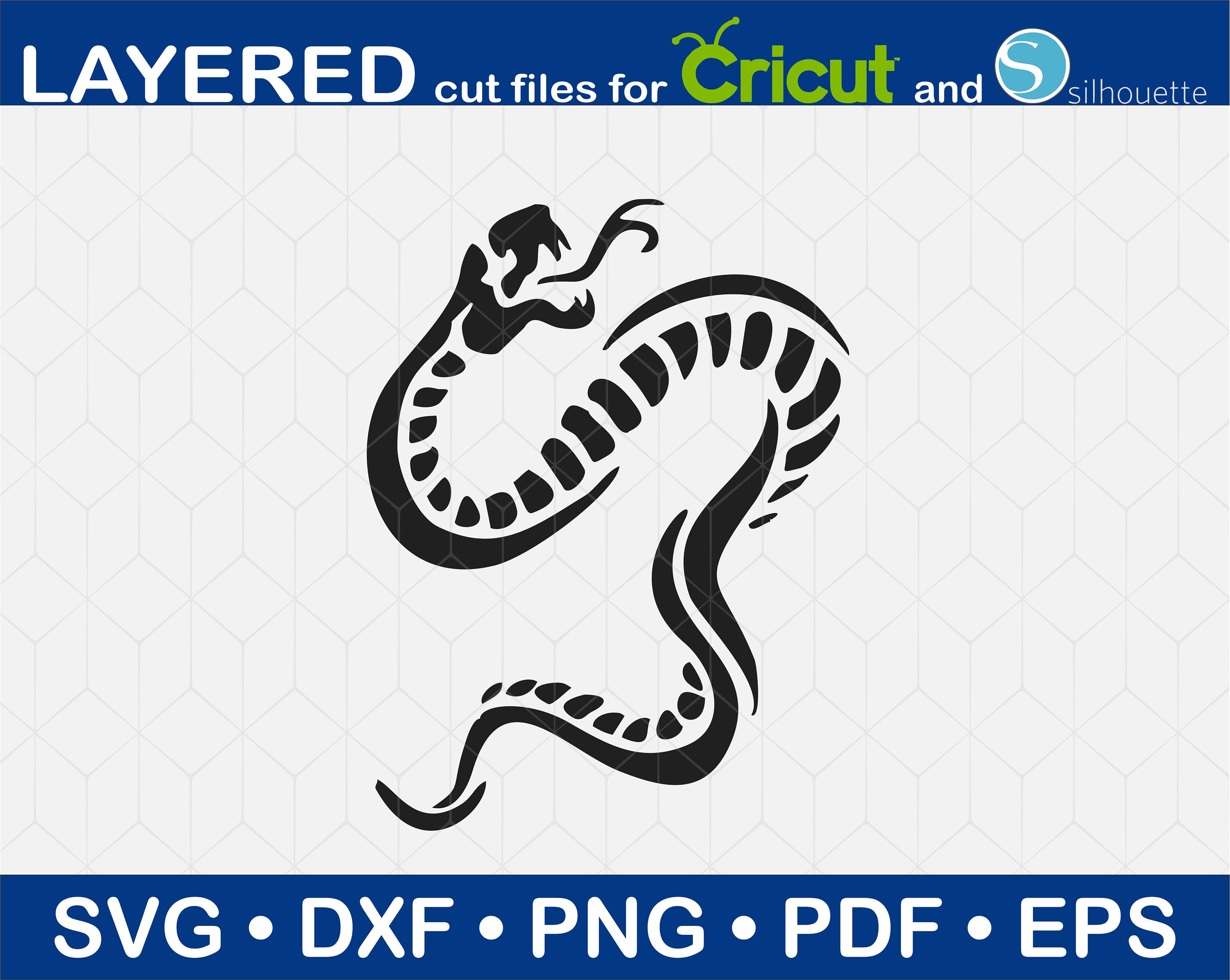 Snake Clipart, Reptile Svg, Cobra Svg, Snake Vector, Cut File for ...
