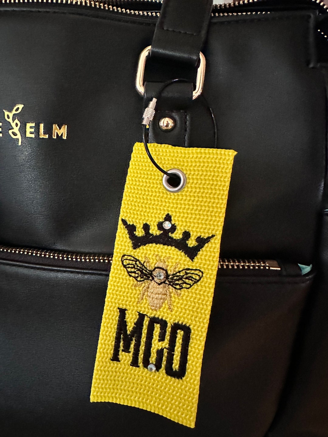 Spirit Queen Bee Bling Flight Crew Mini Luggage Tag - Etsy