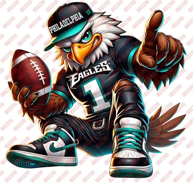 Built Different - Eagle - Football - Fan Art - DIGITAL PNG DOWNLOAD ...