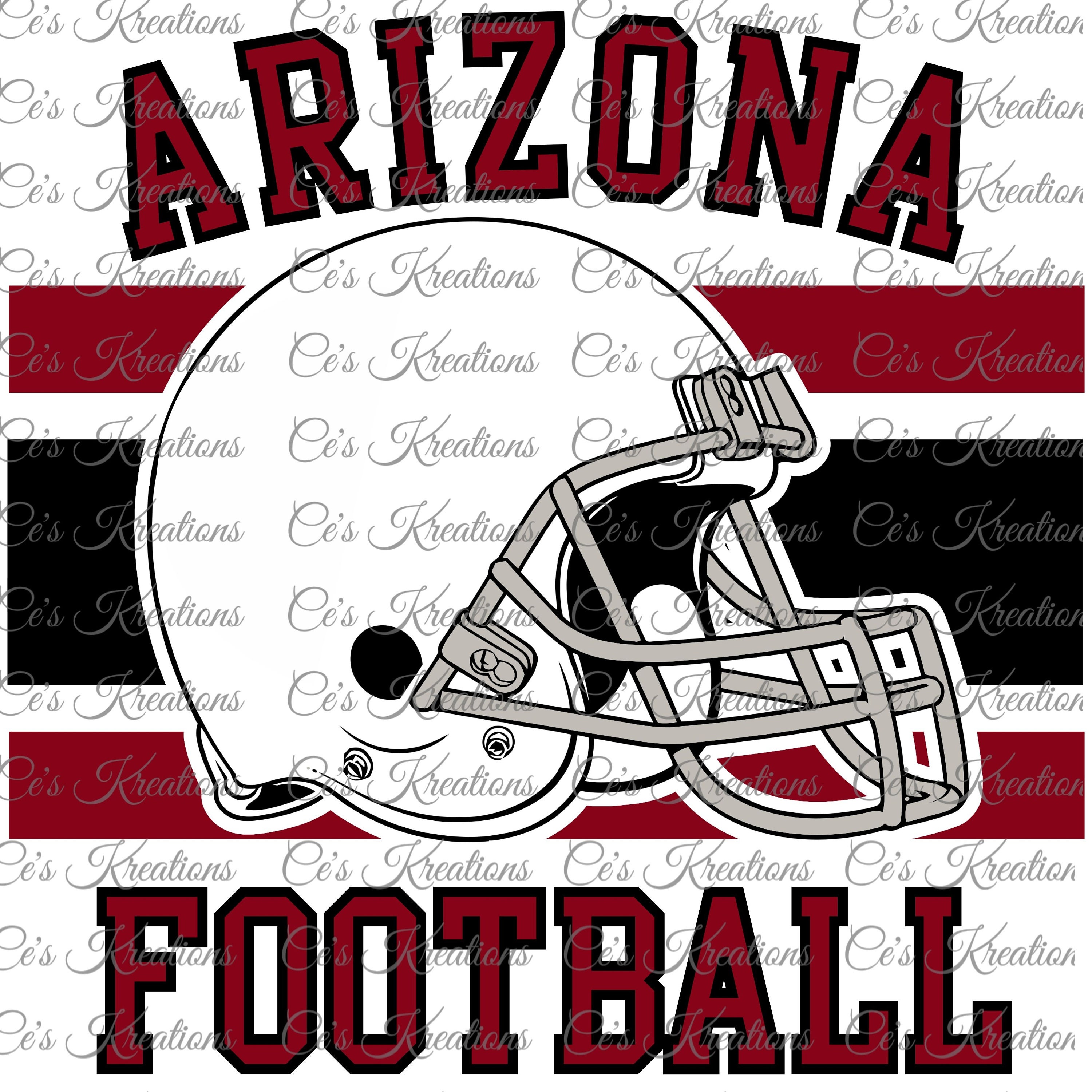 Arizona Football PNG - Etsy
