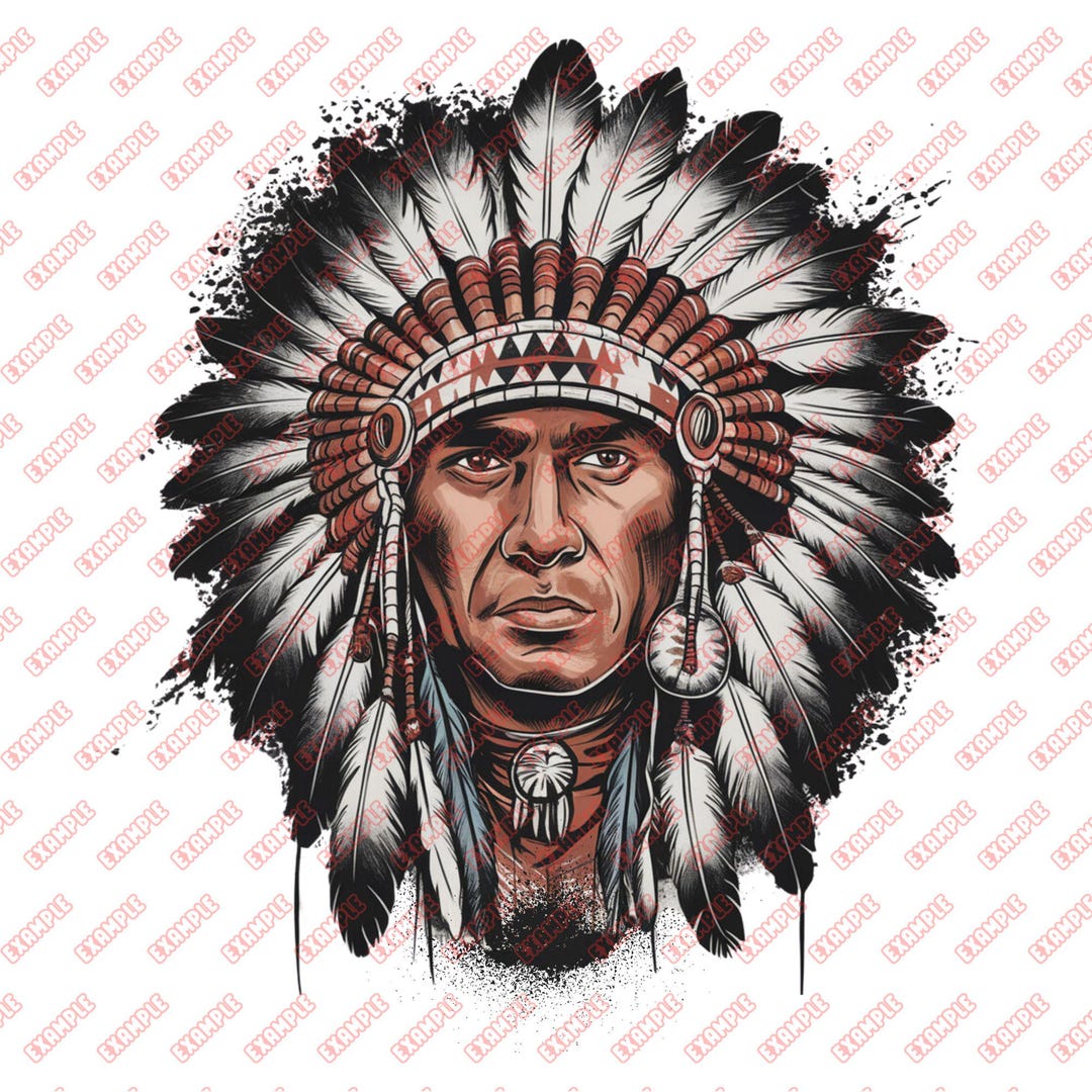 Indian, Native American, Digital Png Download - Etsy