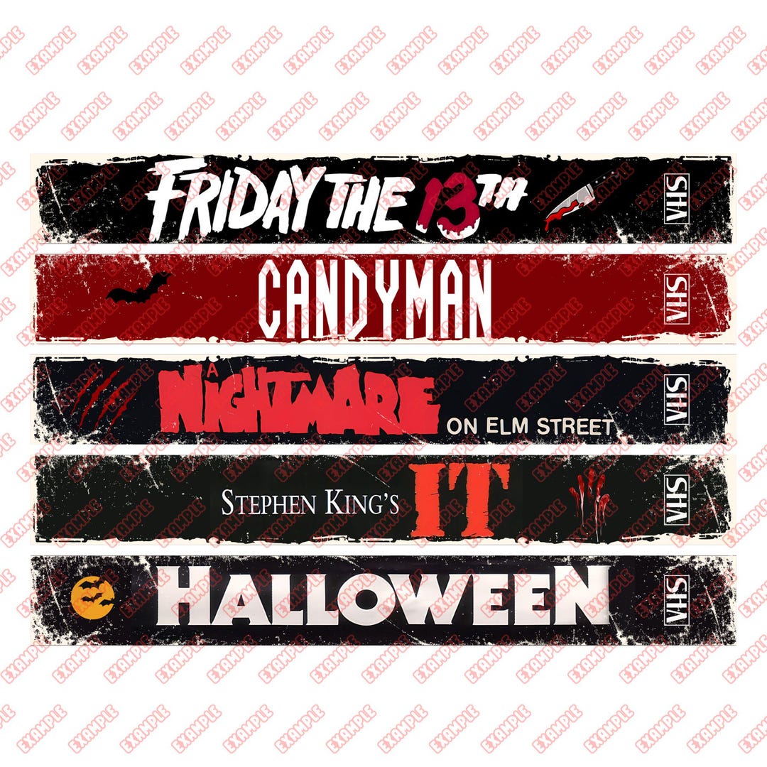 Halloween Horror Movie VHS, Retro Halloween, VHS Tapes, PNG, Halloween ...