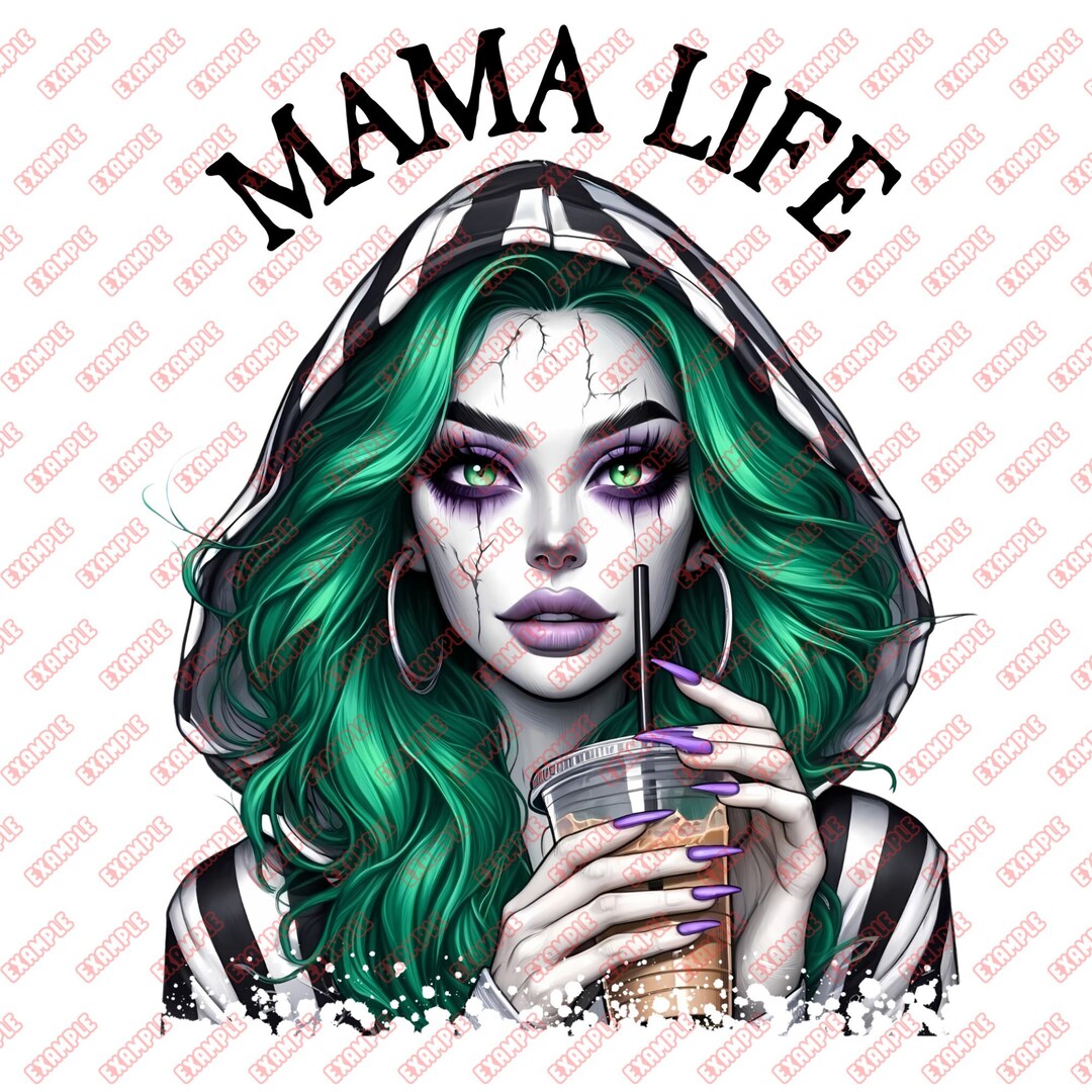Beettlejuice Juice Mama, Mama Life, Sublimation, Digital Download, Sublimation, Dtf, Png, Horror ...