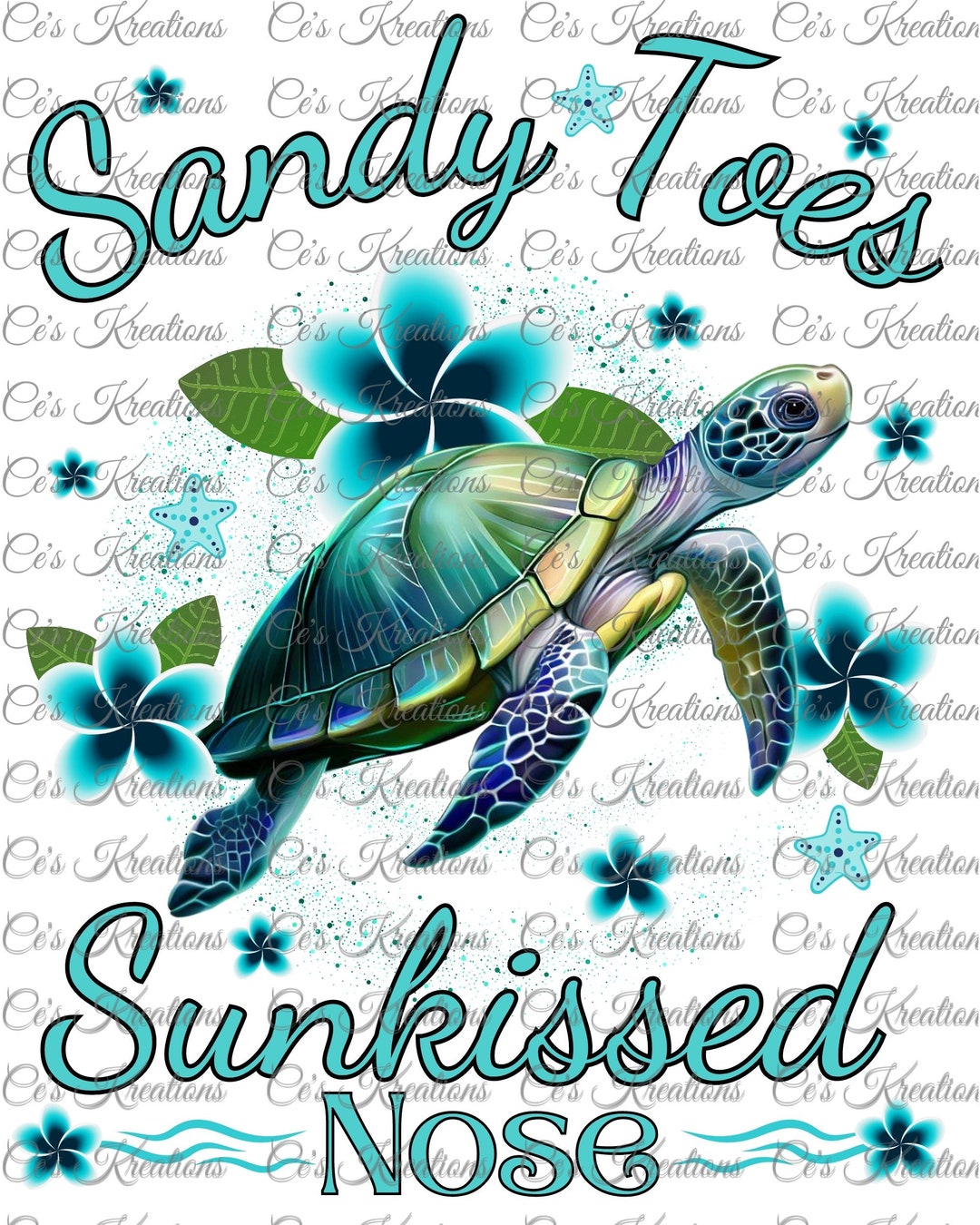Sandy Toes Sunkissed Nose PNG - Etsy