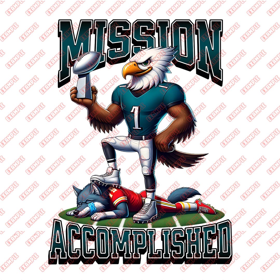 Mission Accomplished - Eagle Stepping on Wolf - Football - Winners ...