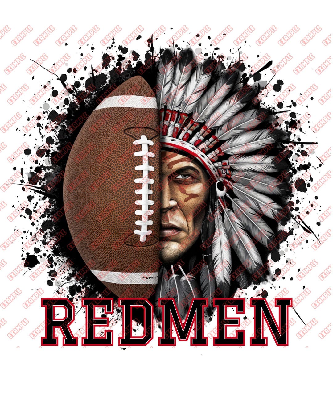 Redmen Football Digital PNG Download - Etsy