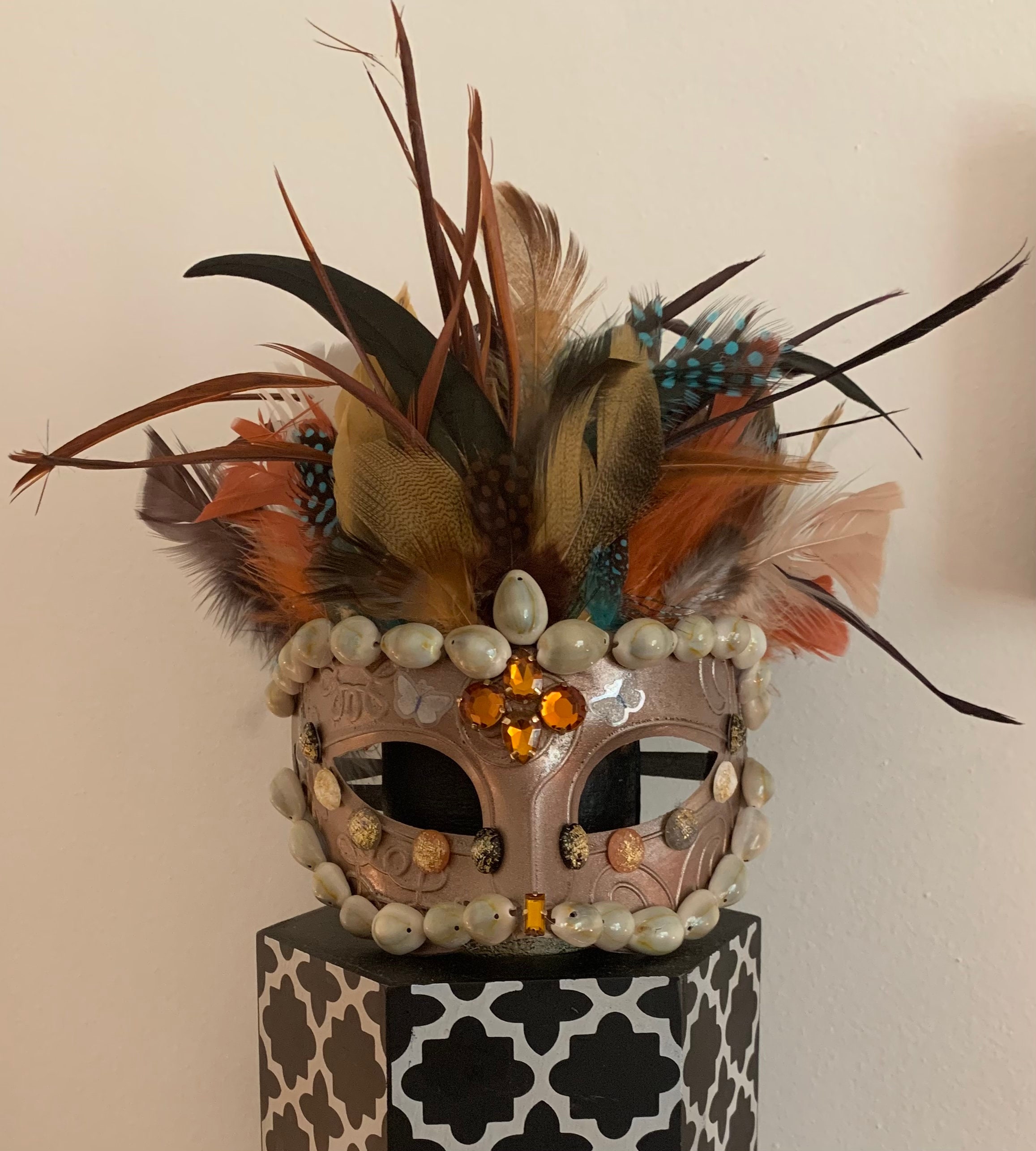 Orisha Orixá Oya Iansa Máscara - Etsy España