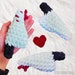 Mini Chef Knife - PDF Crochet PATTERN, Ghost, Horror, Love, Blood ...