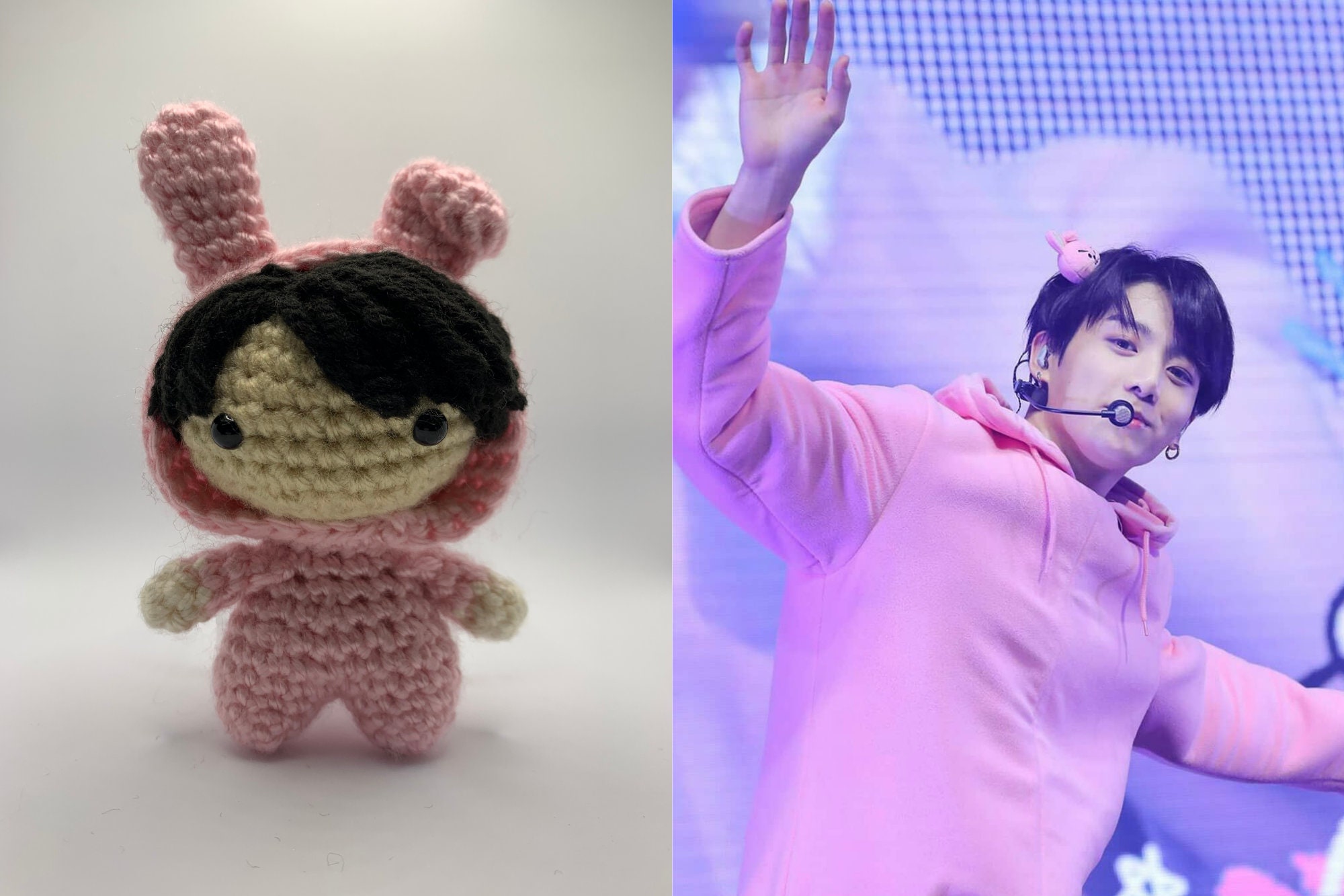 BTS BT21 Cooky Jungkook Crochet Amigurumi Doll | Etsy