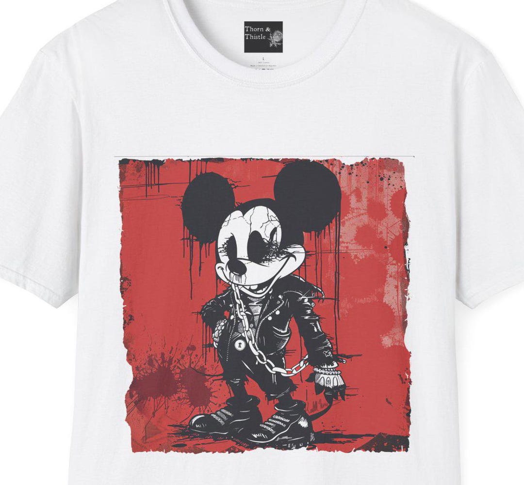 Disney Mickey Mouse is a Punk Unisex T-shirt, March to the Beat of ...