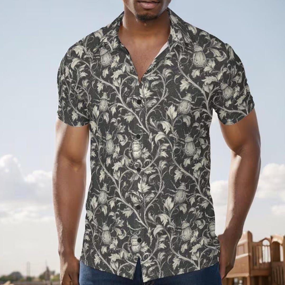 Goth vines and Beetles Print Shirt, Unique Christmas Gift for Goth or ...