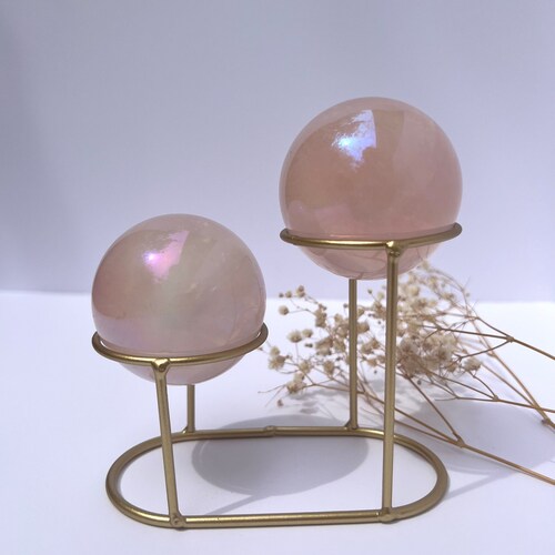 Altar Decoration Crystal Sphere Stand 2 Sphere Holder - Etsy