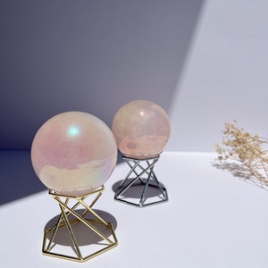 Crystal Sphere Stand | Double Sided Sphere Holder | Crystal Display ...