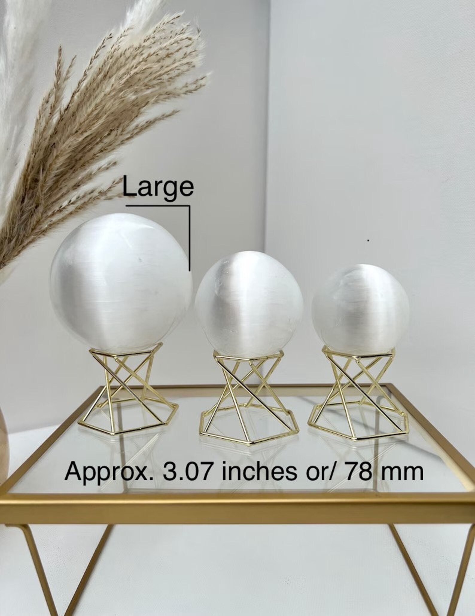 SELENITE Crystal Spheres | Crystal Ball | Selenite Sphere | Polished ...