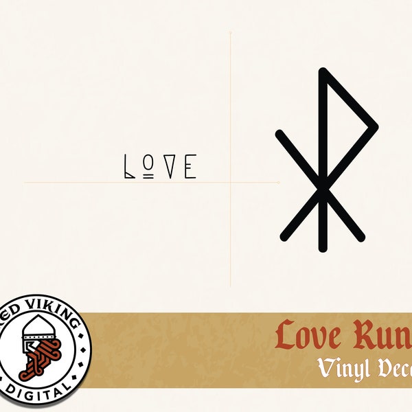 Rune Symbol for Love - Etsy