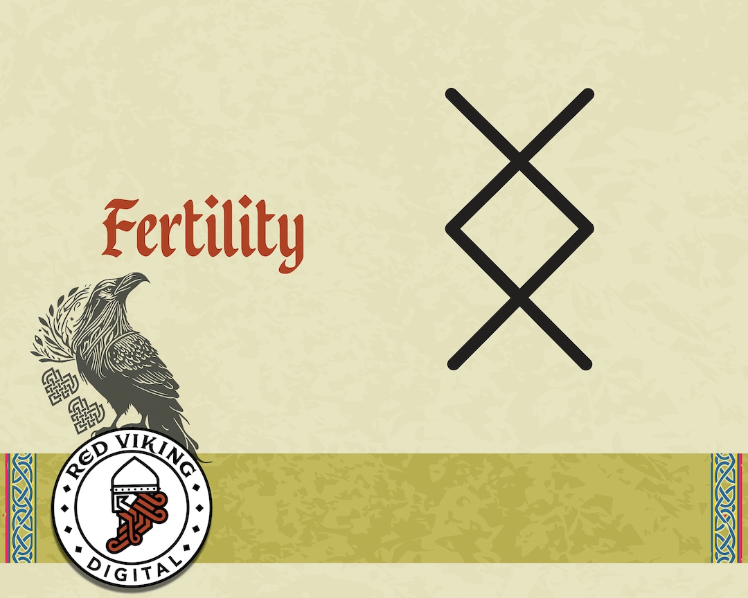 Fertility Rune: A Symbol of Growth and Love Find It on Etsy - Etsy