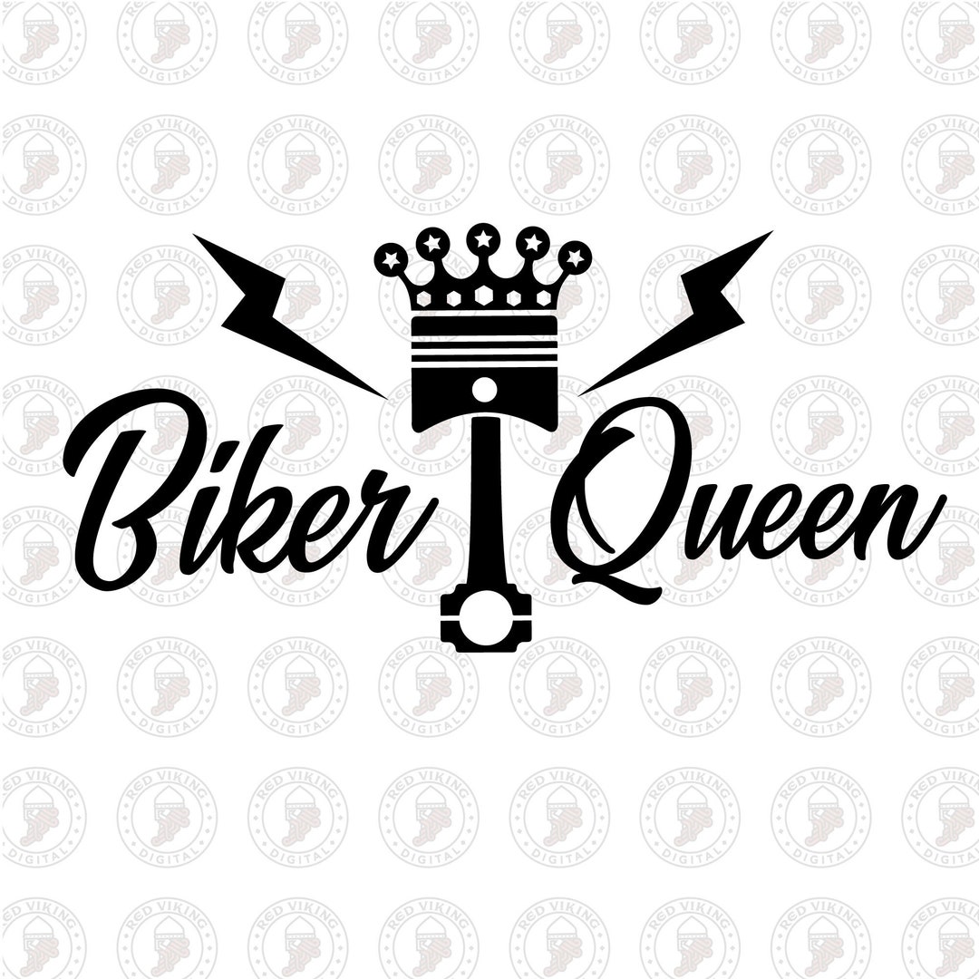 Biker Queen SVG: Motorcycle Queen Clipart (digital Download) - Etsy