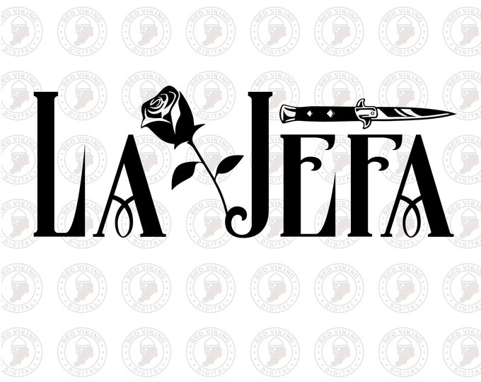 Digital Download la Jefa lady Boss SVG, PNG, DXF. Custom Vinyl. Indoor ...