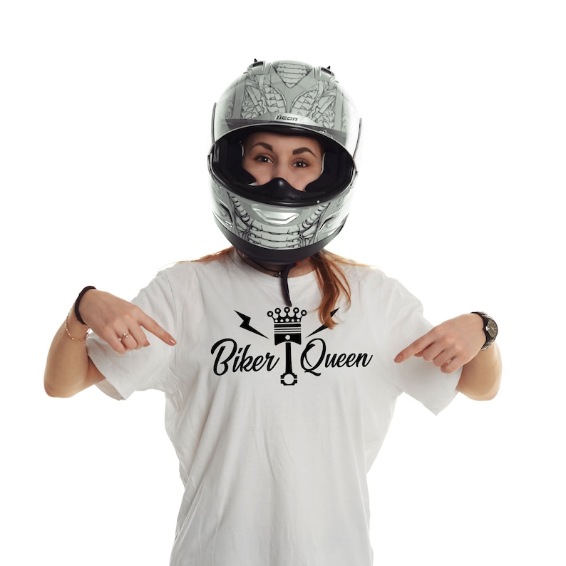 Digital Download. biker Queen SVG, PNG, DXF. Cut Files. Indoor/outdoor ...