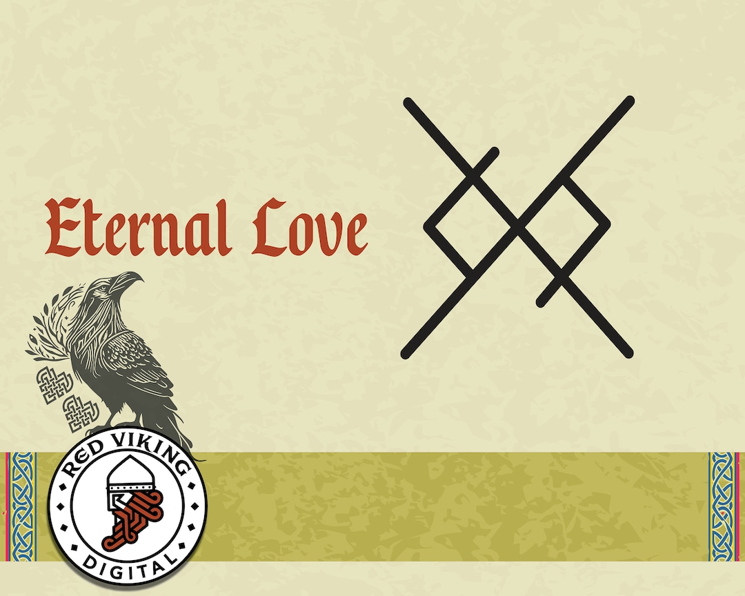 Eternal Love Rune: A Symbol of Timeless Affection for - Etsy