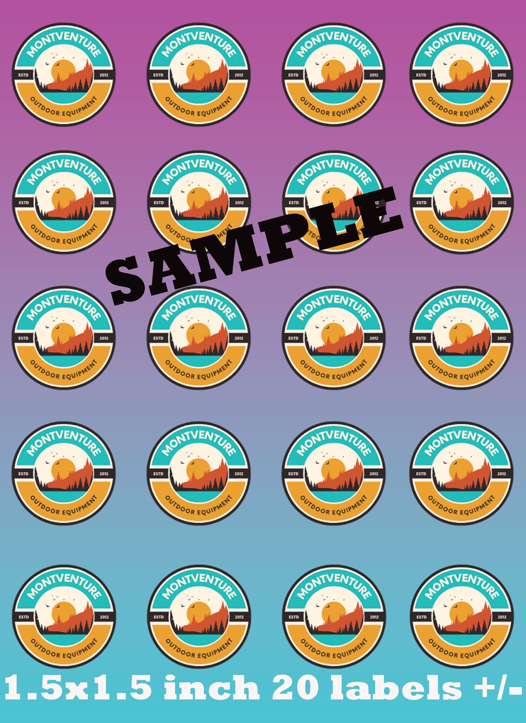 Labels for Clothing. Print Your Logo or Brand and Iron on to Many ...