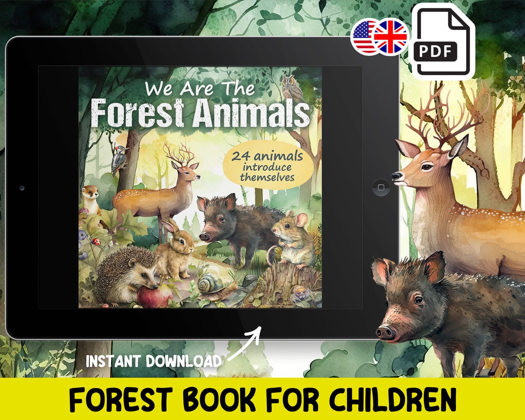 Forest Book for Children Book With Woodland Animals: We Are the Forest ...