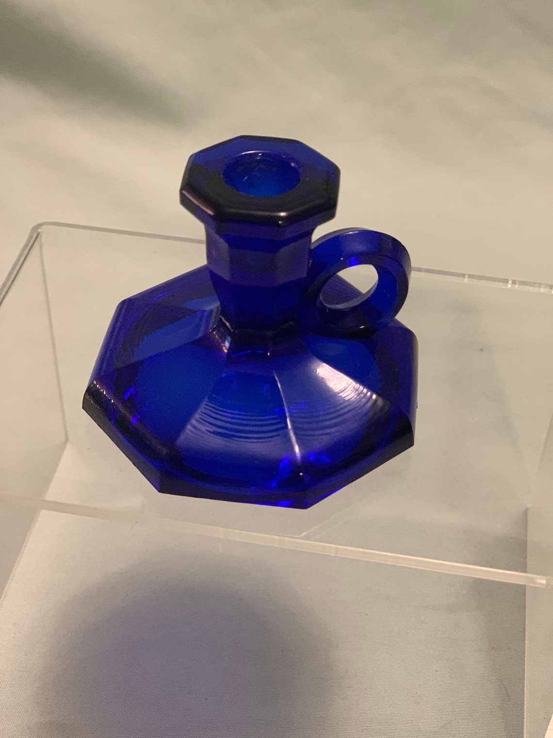 Vintage Cobalt Blue Glass Collection Various Pieces. - Etsy