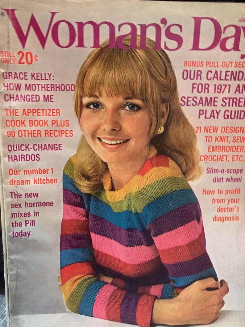 Vintage 1970s Womans Day Magazines - Etsy