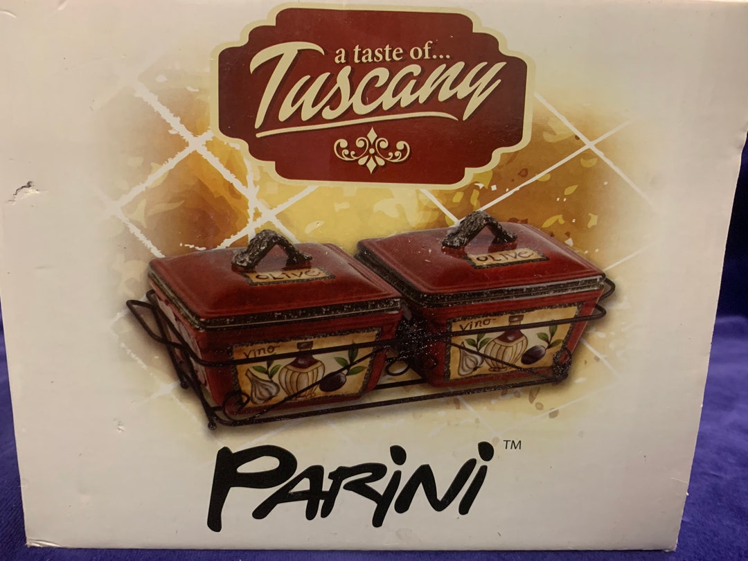 Parini 2 Piece Deep Bowls on Rack, a Taste of Tuscany - Etsy