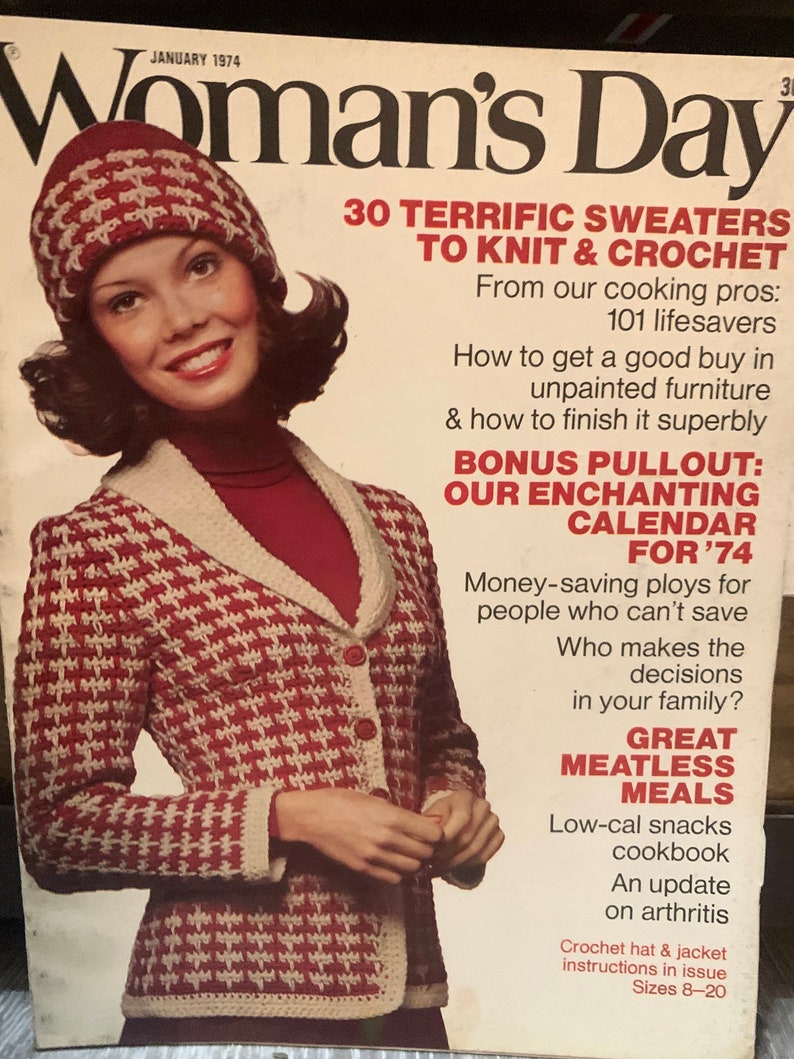 Vintage 1970s Womans Day Magazines - Etsy