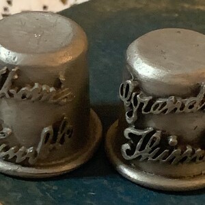 Vintage Pewter Thimbles - Etsy