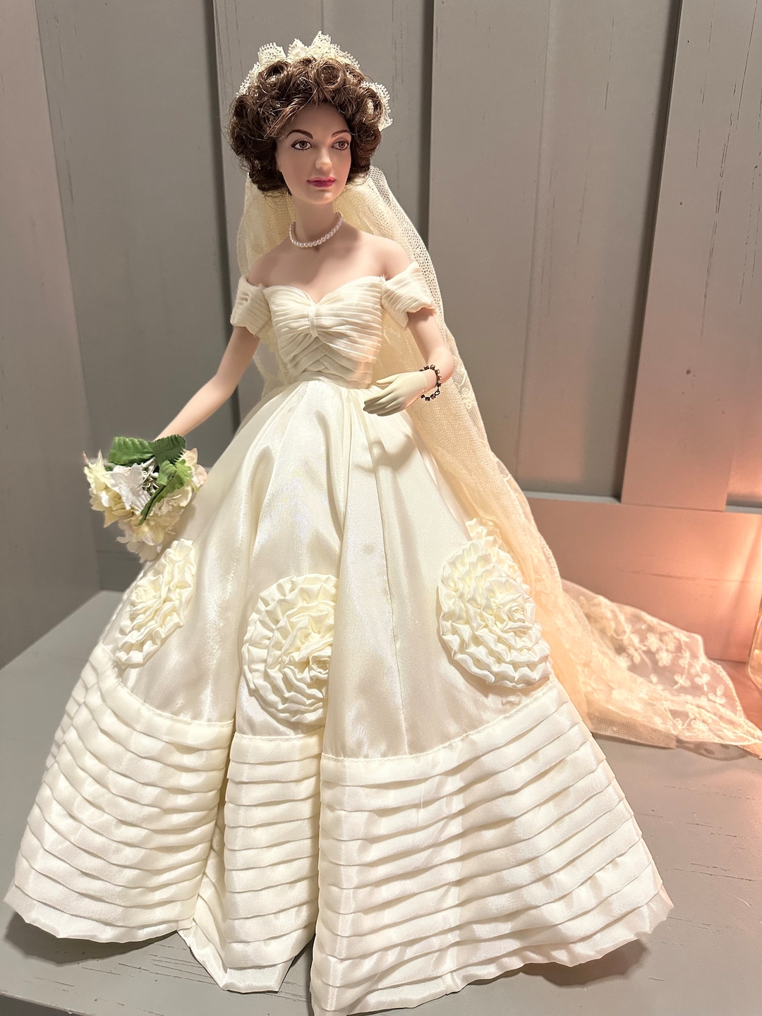 Franklin Mint 1997 Jacqueline Kennedy Bridal Doll - Etsy