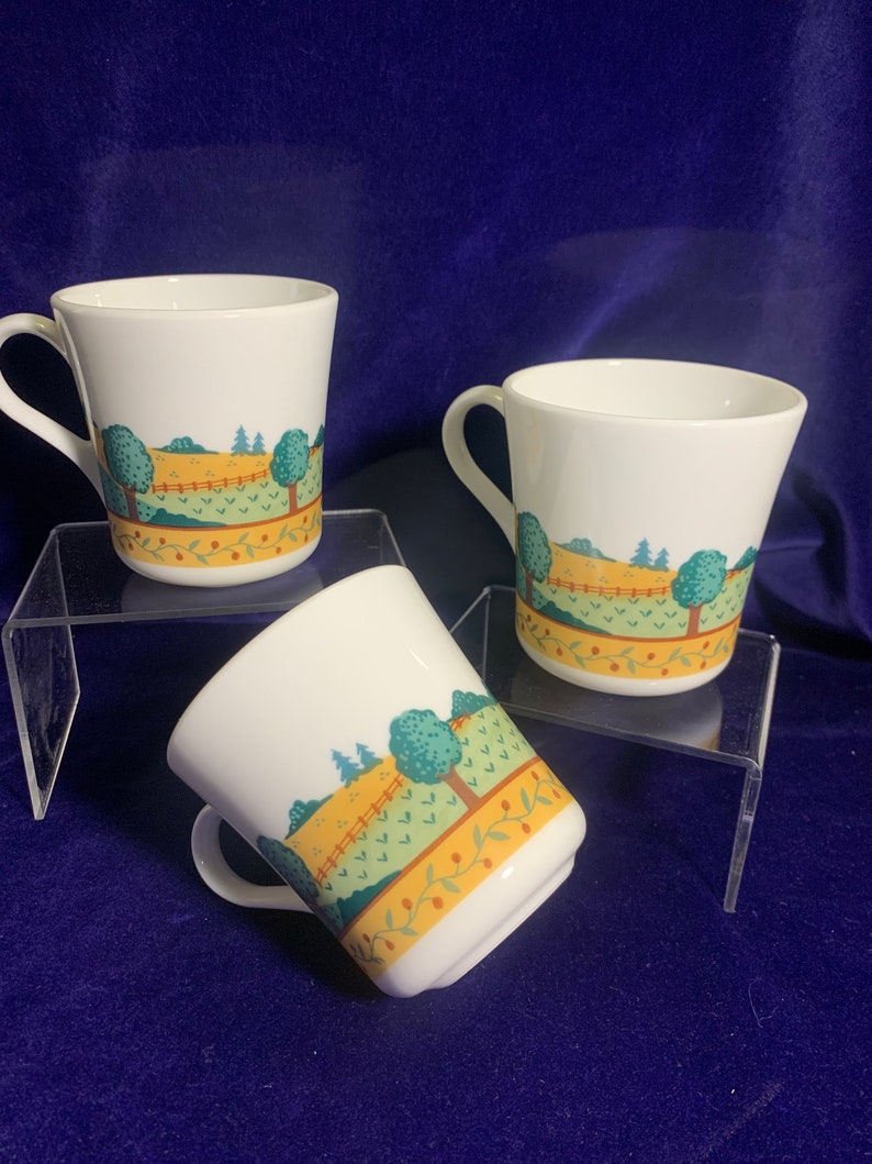 Corning Ware Farm Land Cups, Coffee Cup - Etsy