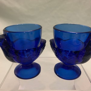 Vintage Cobalt Blue Glass Collection Various Pieces. - Etsy