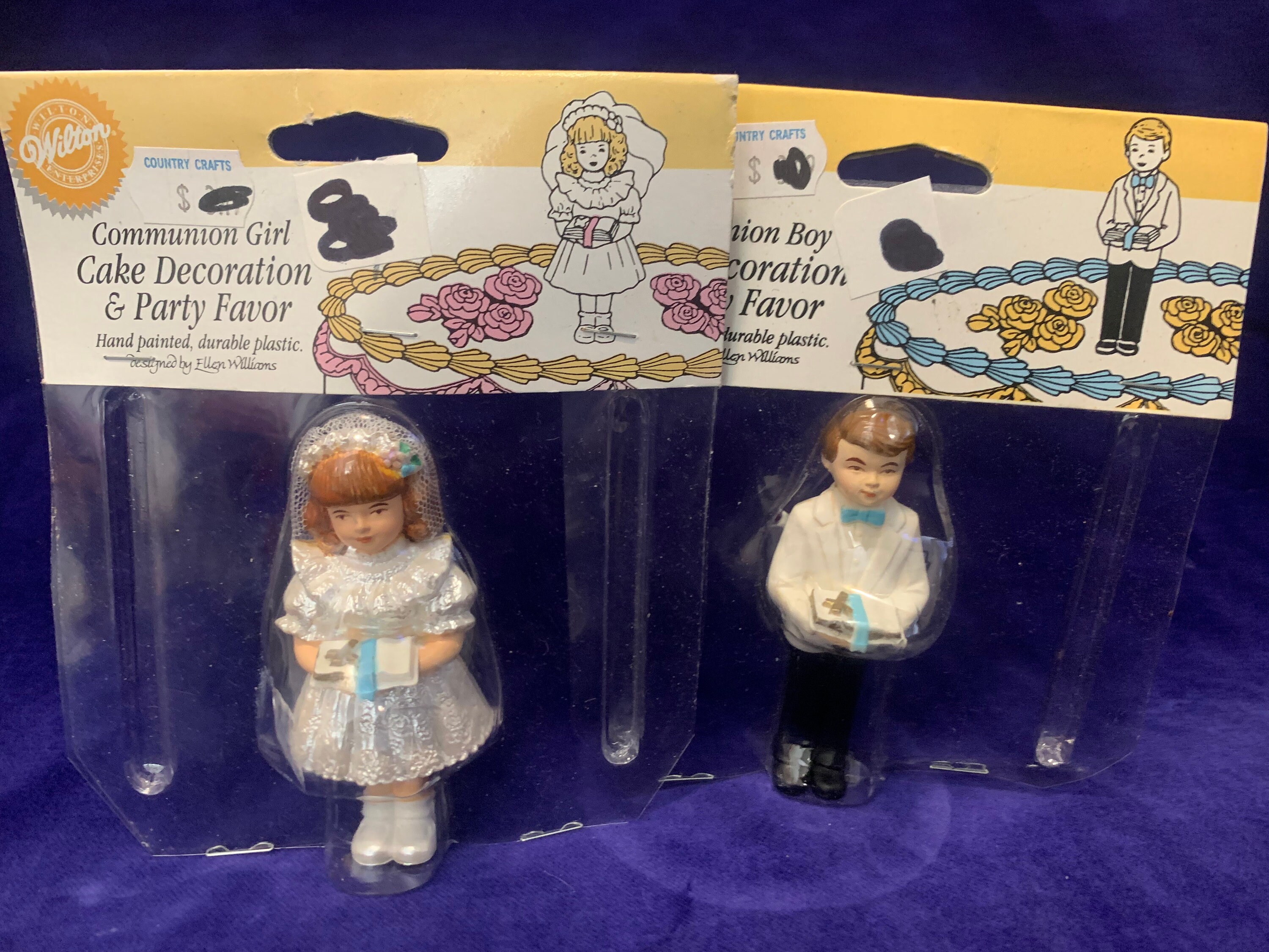 Wilton Communion Cake Topper Boy/girl - Etsy