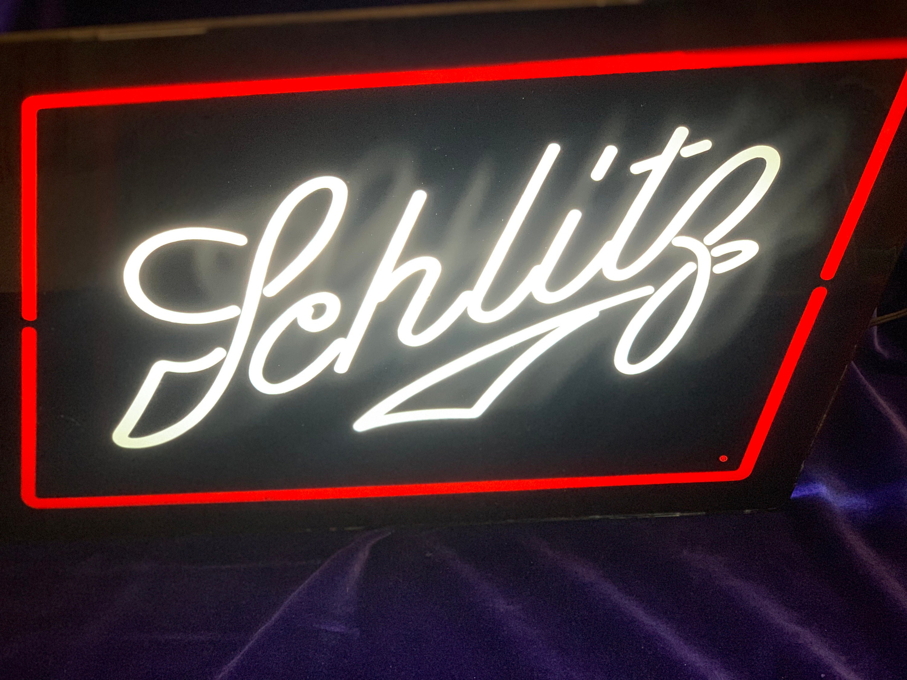 Schlitz Lighted Beer Sign