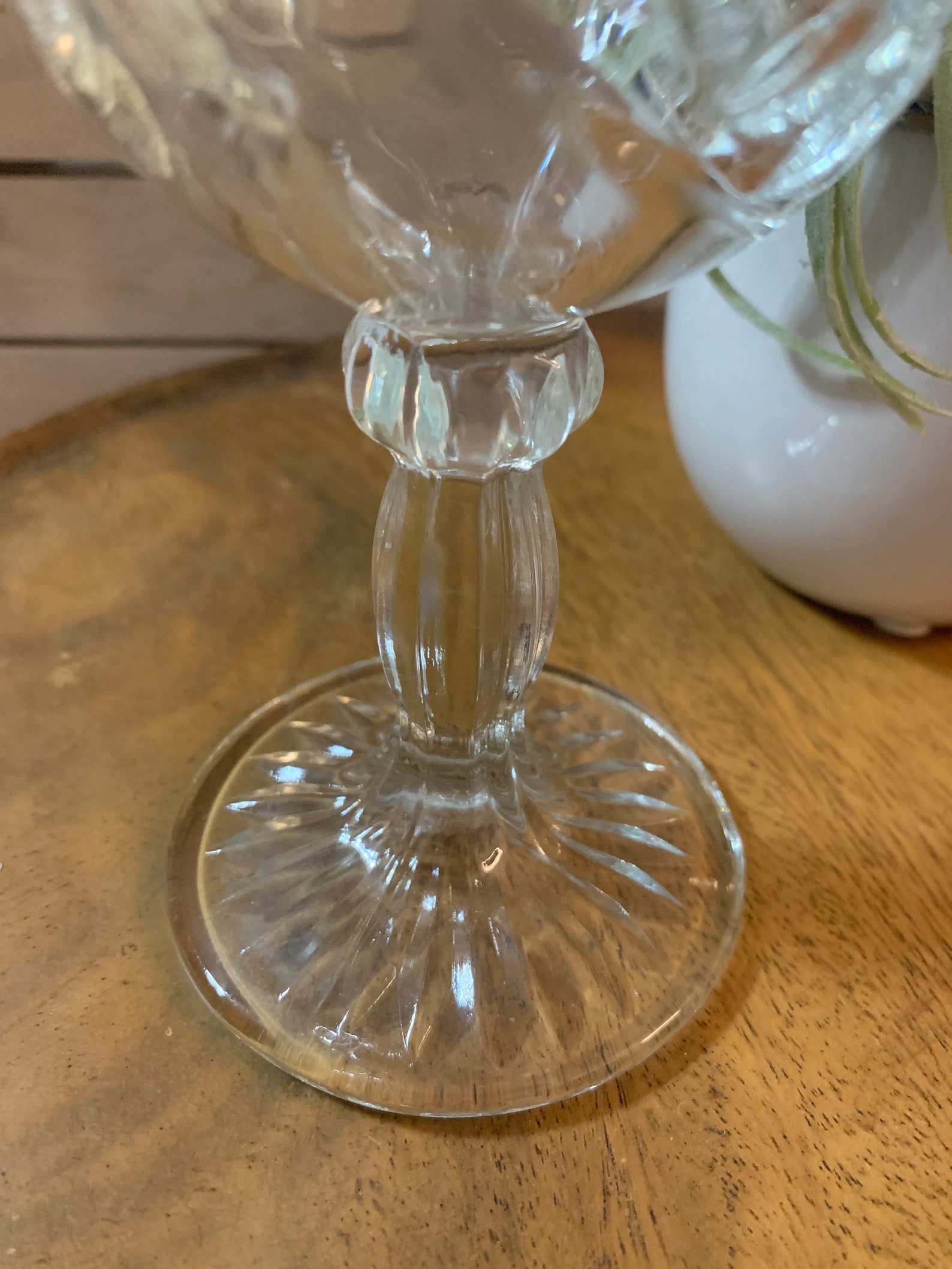 Vintage Cut Glass Libby Hobstar Goblets - Etsy