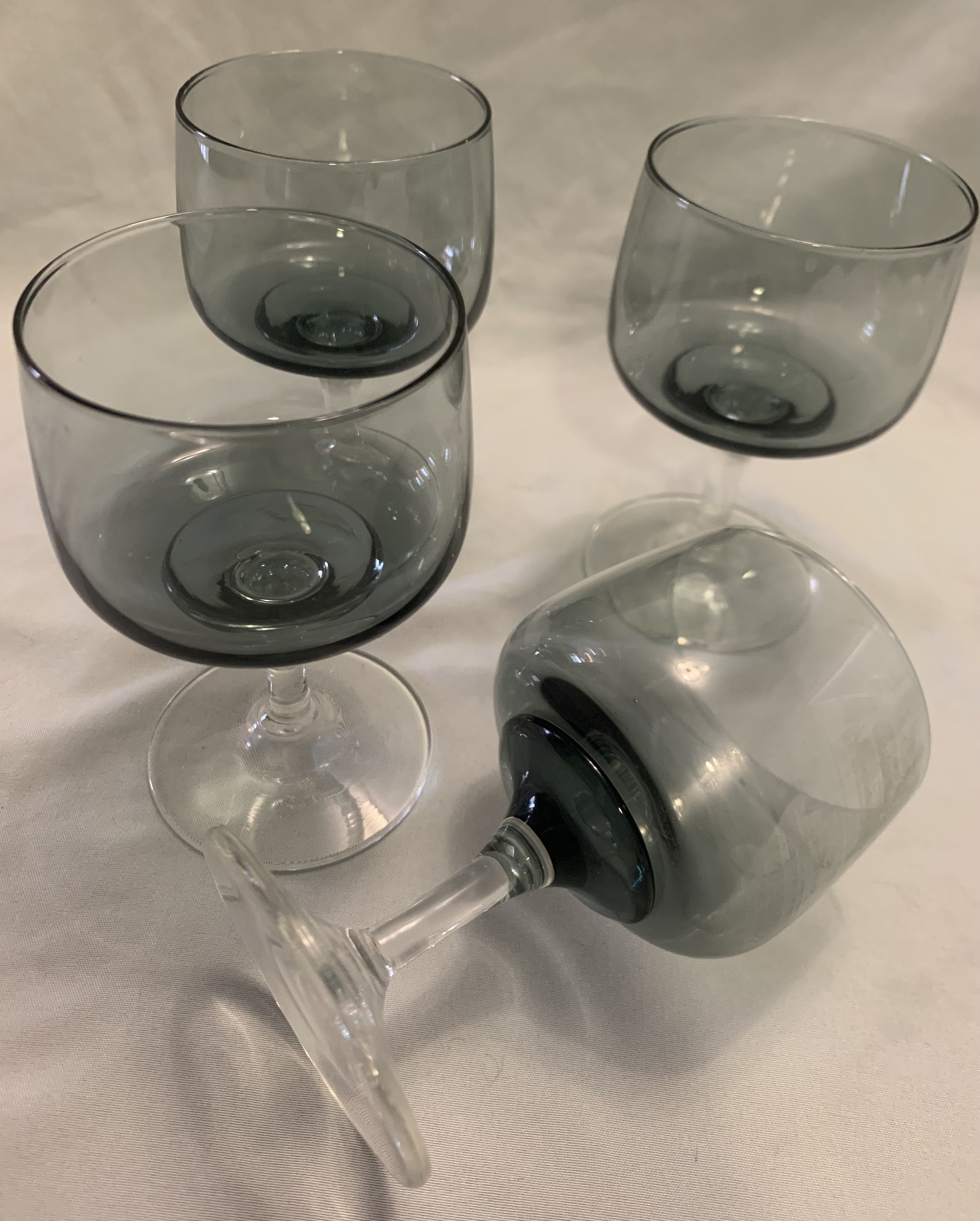 Mid Century Holmegaard Denmark 18 Piece Smoke Gray Cocktail Set - Etsy