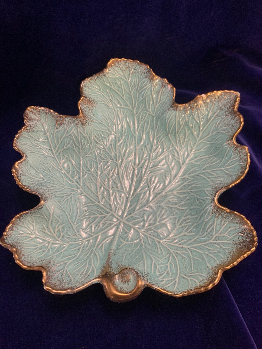 Vintage California Original Leaf Design Dish Pottery - Etsy