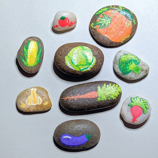 Painted Rocks Food - Etsy