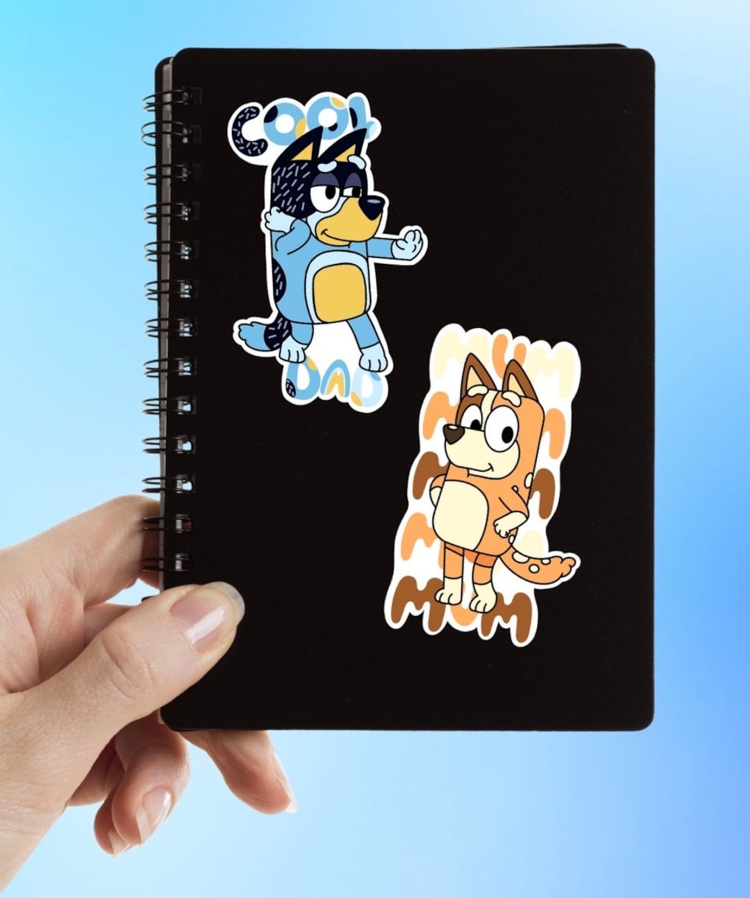 Bluey Stickers - Bluey Characters - Glossy or Matte Stickers - Bluey ...