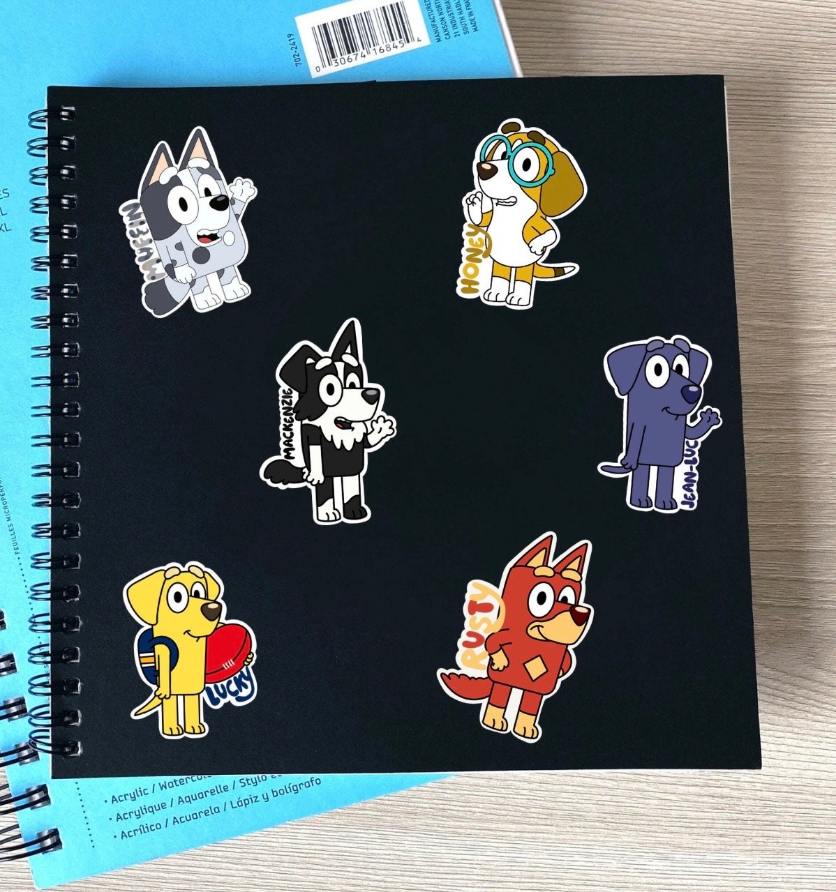 Bluey Stickers Bluey Characters Glossy or Matte Stickers Bluey Friends ...