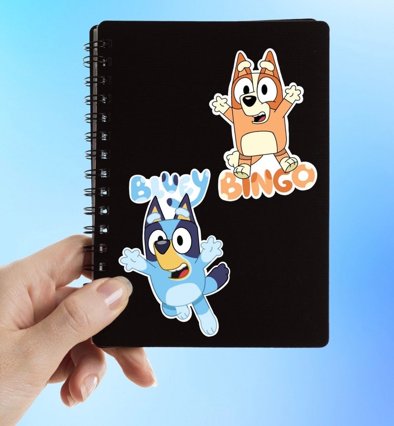 Bluey Stickers Bluey Characters Glossy or Matte Stickers Bluey Bingo ...