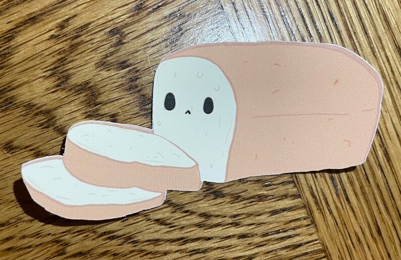 Vinyl Chibi Sliced Bread Loaf Sticker - Etsy
