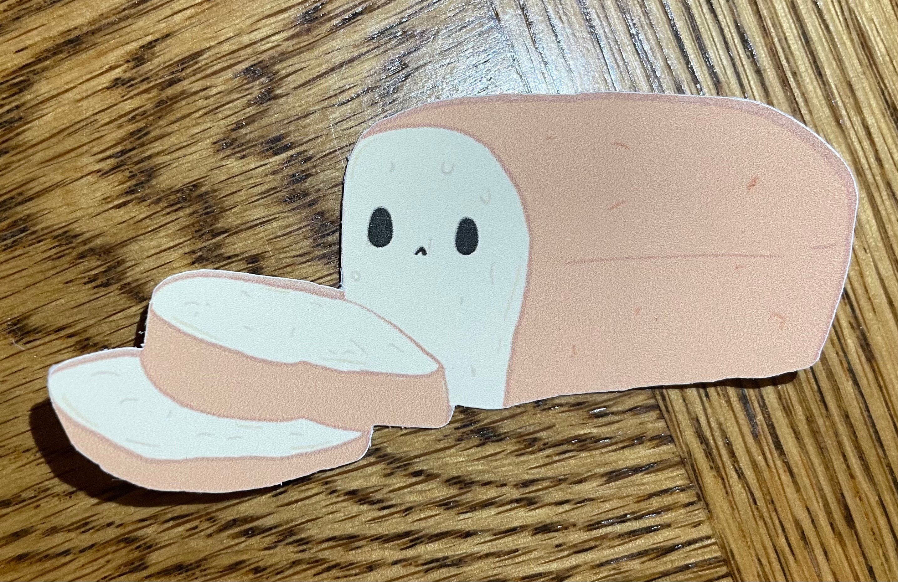 Vinyl Chibi Sliced Bread Loaf Sticker - Etsy