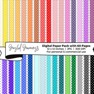Polka Dot Digital Paper, Small Polka Dots, Scrapbook Papers, Wallpaper ...