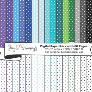 Polka Dot Digital Paper, Small Polka Dots, Scrapbook Papers, Wallpaper ...