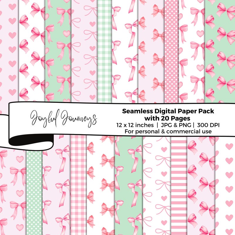 Pink Ribbon Wall Paper - Etsy UK