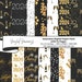 New Year Digital Paper, 2024 Scrapbook Papers, Confetti Background ...