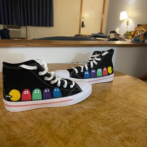Converse X Pacman Custom Sneakers - Etsy